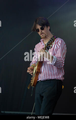 Guitar Player From The Beryl Anne Band At The Public Festival The ...