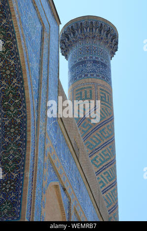 Uzbekistan: Timurid fluted dome, Gur-e Amir mausoleum, Samarkand. The ...