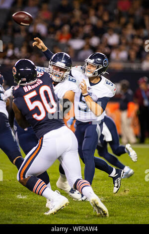 Tennessee Titans quarterback Logan Woodside (5) during NFL football ...