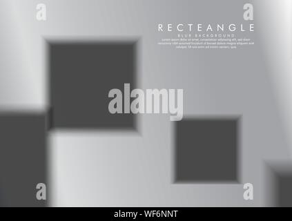 Vector illustration of a blur box with a gradient background. color ...