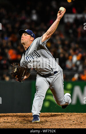 San Francisco Giants pitcher Robbie Ray during a baseball game against ...