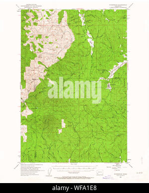 Ryderwood, Washington, map 1953, 1:62500, United States of America by ...
