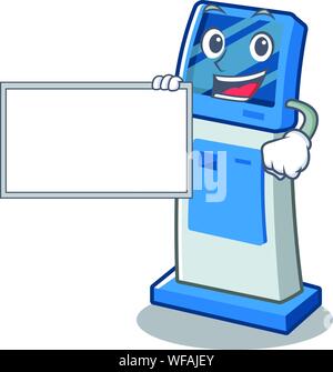 Interactive digital board isolated cartoon vector illustrations Stock ...