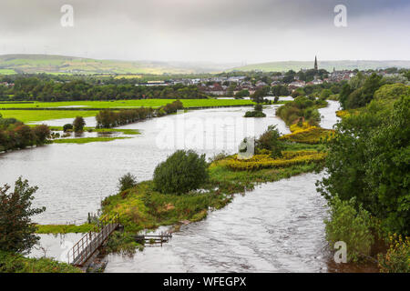 Garnock Valley, UK 31 August 2019. After overnight storms and heavy ...