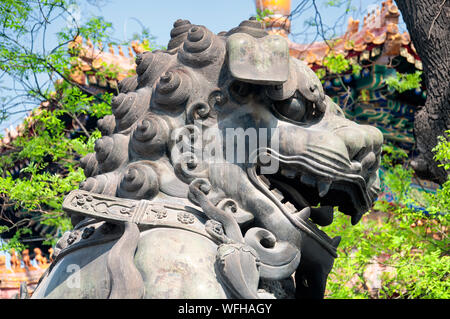 A chinese mythical creature statue called the hou or denglongs claw on ...