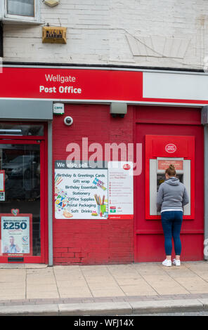 Rotherham town centre Post Office shop on a high street Stock Photo - Alamy