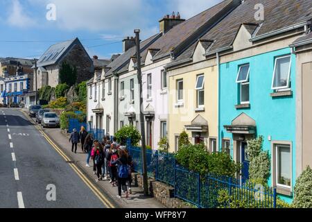 Ireland, Fingal County, northern suburbs of Dublin, Howth, the port ...