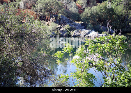Scenes along the American River and Lake Natomas in Folsom, California ...