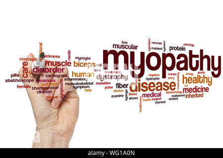 Myopathy word cloud concept Stock Photo - Alamy