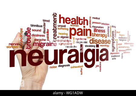 Neuralgia word cloud concept Stock Photo - Alamy