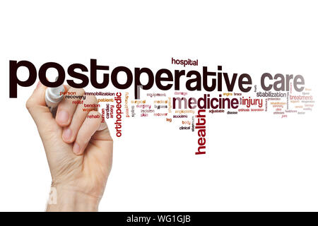 Postoperative care word cloud concept Stock Photo - Alamy