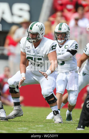 August 31, 2019: Garrett Stauffer #65 and Larry Brister #64 interior of ...