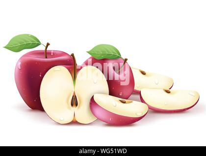 Fruit bright splash banner. Red strawberry smoothie with yellow wave ...