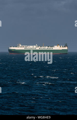 Wallenius lines car transporter ship Toronto, moored at Tilbury docks ...