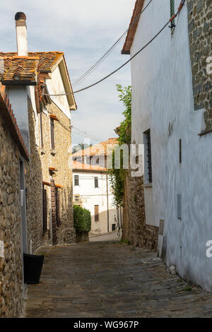 Montevettolini, Pistoia, Tuscany, Italy: historic town on top of a hill ...
