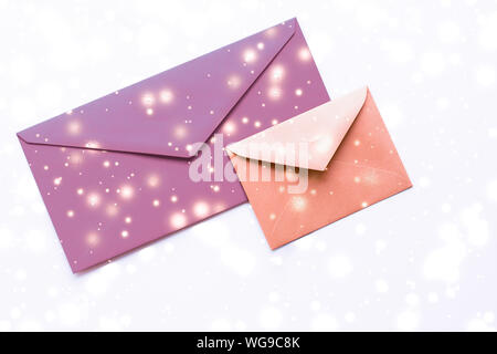 Greetings, postal service and online newsletter concept - Winter ...