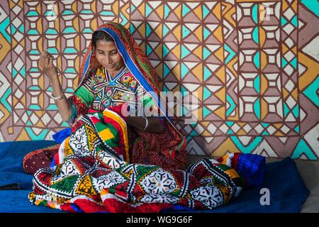 Khavda Village, Kutch district, Gujarat, India Stock Photo - Alamy