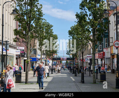 The town centre of South Shields, North East England, UK Stock Photo ...