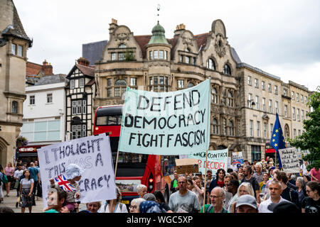 Stop the Coup - Demonstraters stop traffic while marching through Queen ...