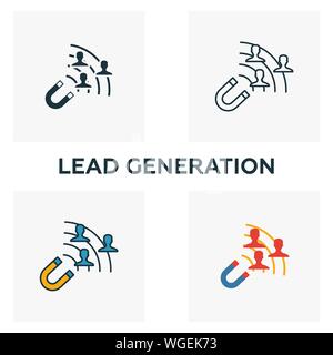 Filter icon set. Four elements in diferent styles from big data icons ...