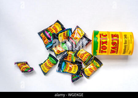 Toxic waste sweets, candy Stock Photo - Alamy
