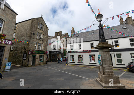 Market Cross,, Lerwick, Mainland, Shetland, Scotland, UK Stock Photo ...