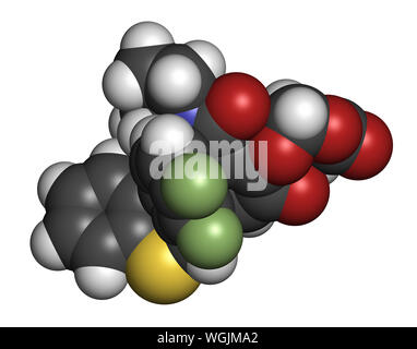 Baloxavir marboxil influenza drug molecule (cap-dependent endonuclease ...