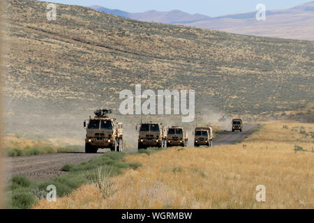 Soldiers from the 1844th Transportation Company, 108th Sustainment ...
