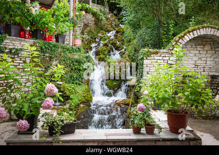Tepelena, Albania - July 2019: The Cold Water (Uje i Ftohte Tepelene ...