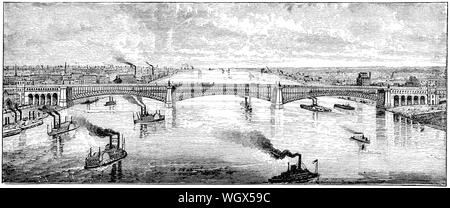 St Louis', James Buchanan Eads' earliest ironclad gunboat employed by ...