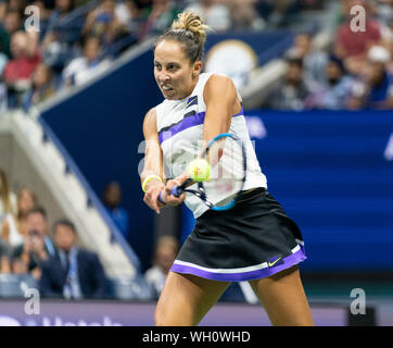 Madison Keys of USA in action against Lucia Bronzetti of Italy during ...