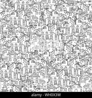 Abstract Architecture Building Line Drawing Stock Vector Image & Art ...