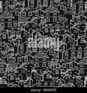 Abstract Architecture Building Line Drawing Stock Vector Image & Art ...