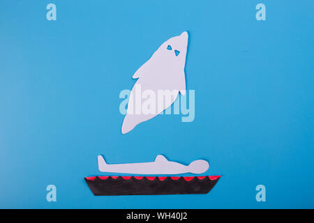 Soul leaved a dead body. cartoon styled Stock Photo - Alamy