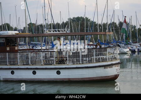 Harbor in Balatonlelle, Hungary Europe Stock Photo - Alamy