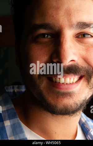 portrait of actor with side studio lighting Stock Photo - Alamy