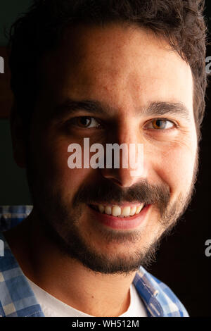 portrait of actor with side studio lighting Stock Photo - Alamy