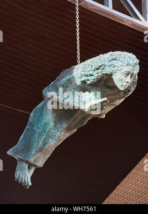The Gatekeeper, as sculpture in New Gorbals development in Glasgow by ...