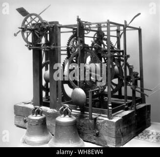 The Wells Cathedral Clock (a 14th Century astronomical clock installed ...