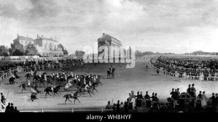 The Paddock Doncaster Race Course early 1900s Stock Photo - Alamy