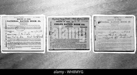 World War One Ration Books 1918 Stock Photo - Alamy