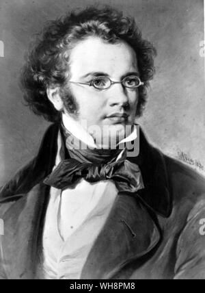 Franz Schubert Composer (1797-1828) / Gezeichnet Von W.A. Rieder ...