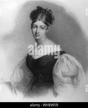 Portrait of the opera singer Maria Malibran (1808-1836). Museum ...