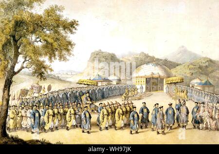 Audience of the Emperor Stock Photo - Alamy