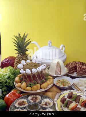 Selection of food Stock Photo - Alamy