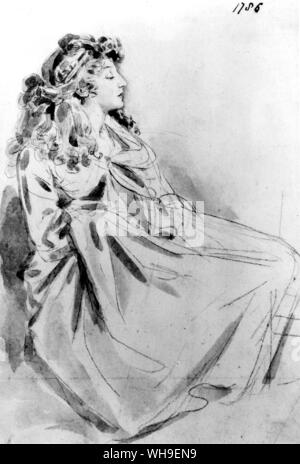 Emma, Lady Hamilton (born Amy Lyon, 1765-1815), known as Emma Hart and ...