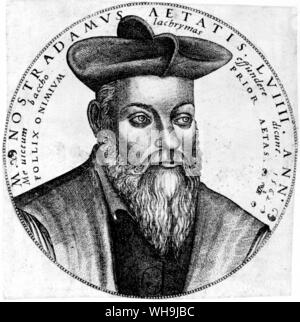 NOSTRADAMUS (1503-1566) French astrologer and physician famous for his ...