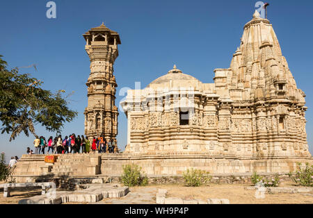 Kirti Stambha, Chittorgarh, Rajasthan, India Stock Photo - Alamy