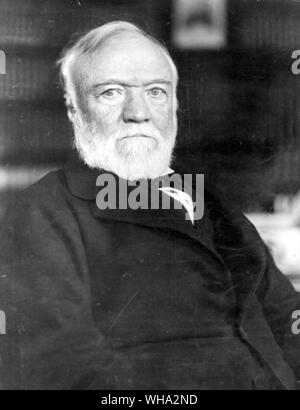 ANDREW CARNEGIE Scottish-born American industrialist and Stock Photo ...