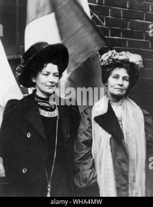 Emmeline Goulden Pankhurst, 1858-1928 Abstract/medium: 1 photographic print Stock Photo - Alamy